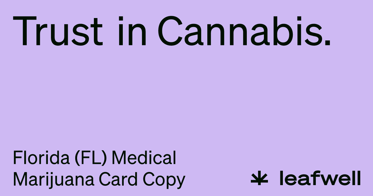 How to get & renew a medical marijuana card in Florida